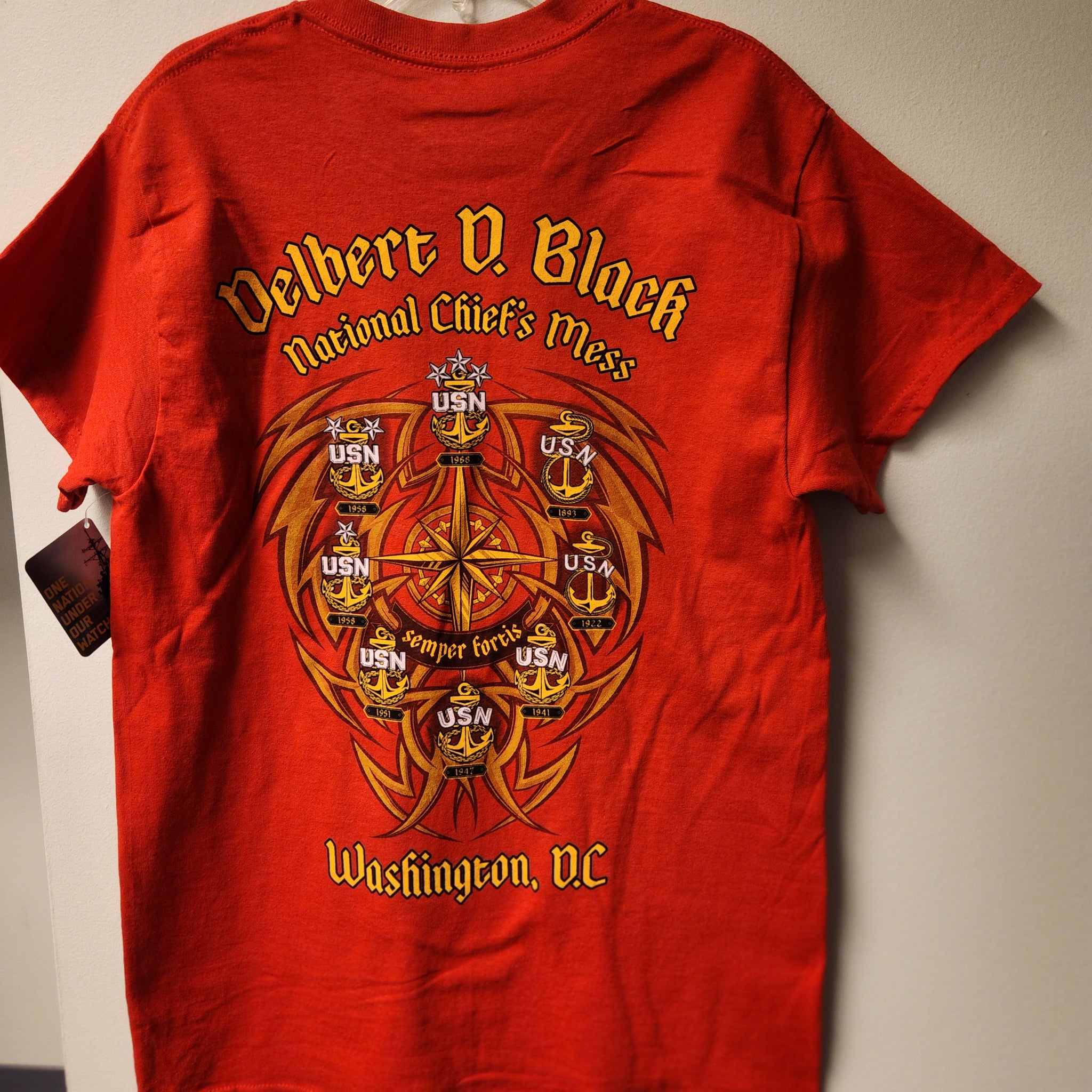Delbert D. Black, National Chief Mess ,Washington D.C Custom T-shirt ...