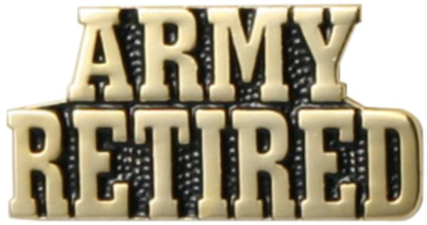 U.S. Army Retired Lapel Pin – The United States Navy Memorial Ship's Store
