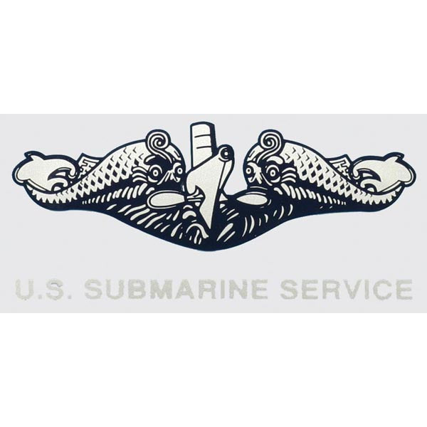 U.S. Navy Submarine Dolphin Silver Decal – The United States Navy ...