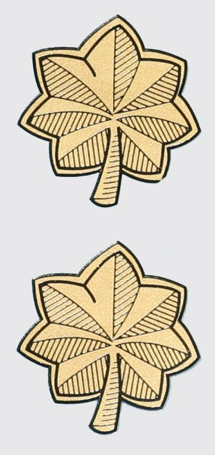 Officer Rank O-4 Gold Leaf Decal – The United States Navy Memorial Ship ...