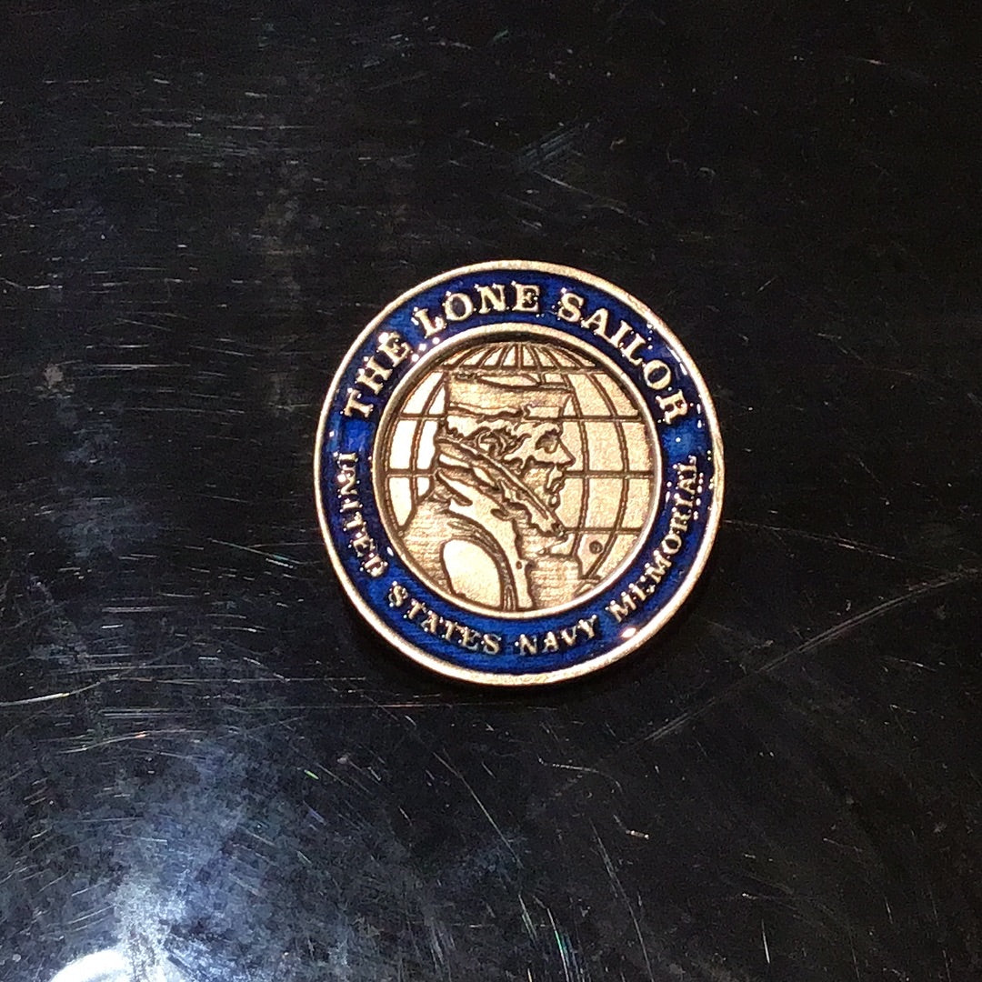 The Lone Sailor U.S. Navy Memorial Pewter Lapel Pin – The United States ...
