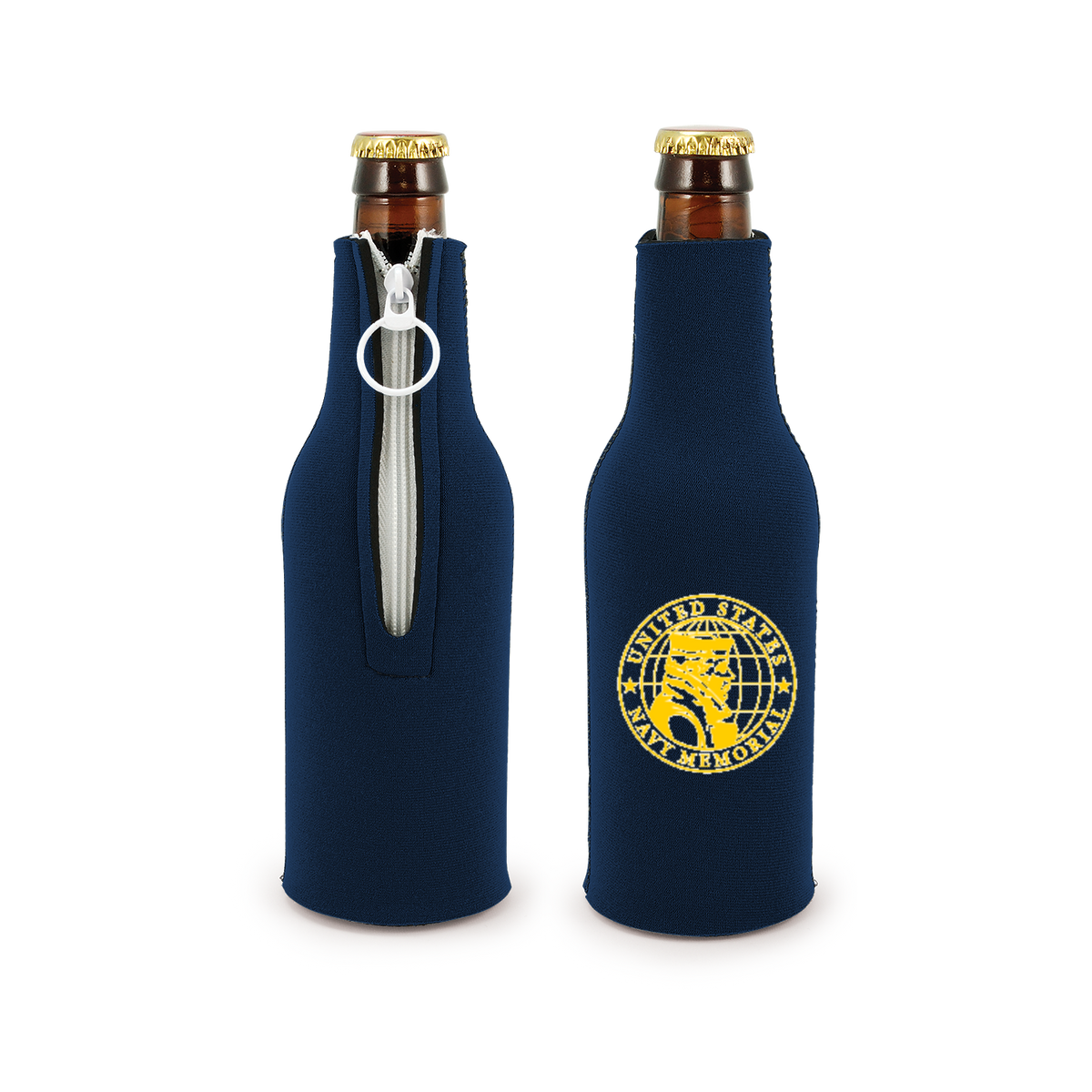 U.S. Navy Memorial Bottle Koozie – The United States Navy Memorial Ship ...