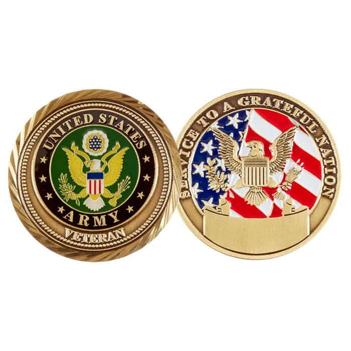 U.S. Army Veteran Challenge Coin – The United States Navy Memorial Ship ...