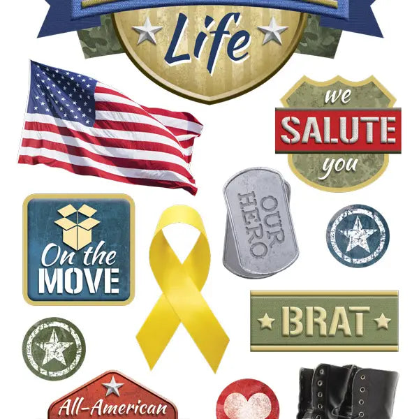 Military Life 2 Dimensional Sticker – The United States Navy Memorial ...
