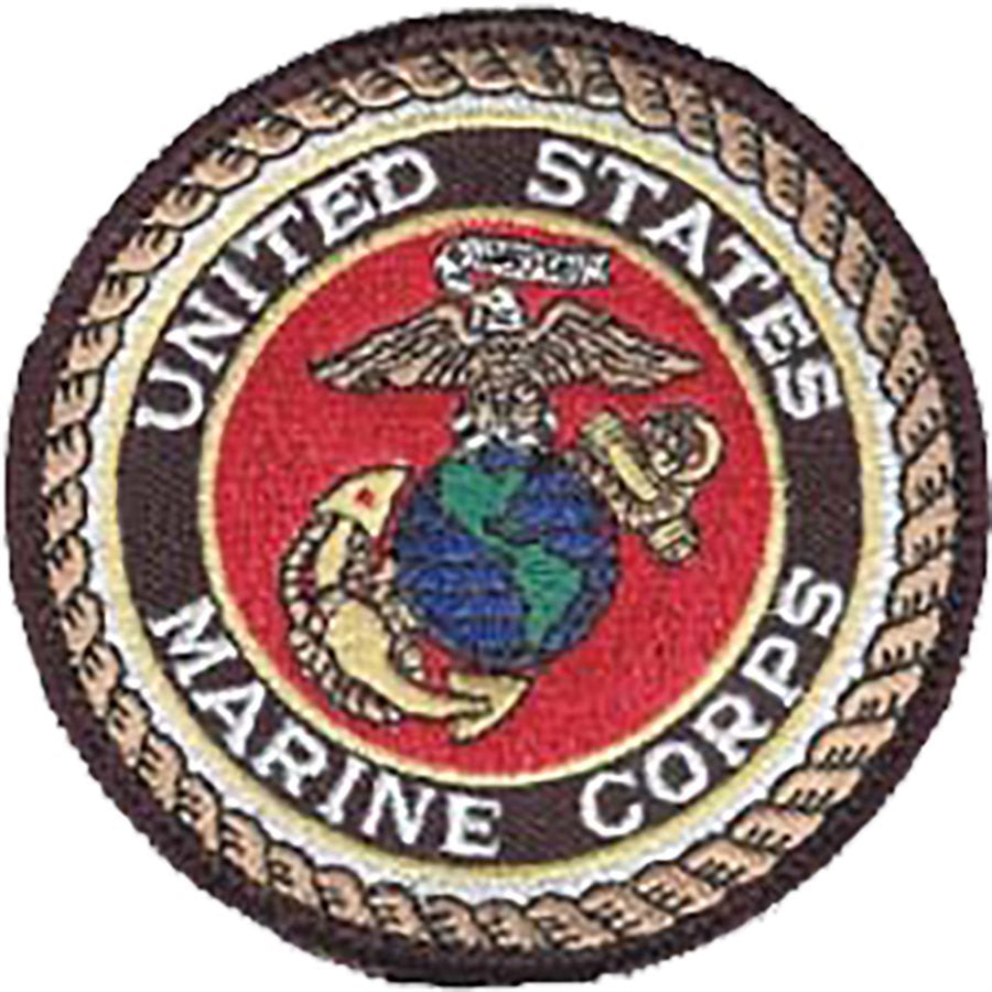 U.S. Marine 3” Patch – The United States Navy Memorial Ship's Store