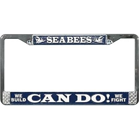 U.S. Navy Seabees Can Do License Plate Frame – The United States Navy ...