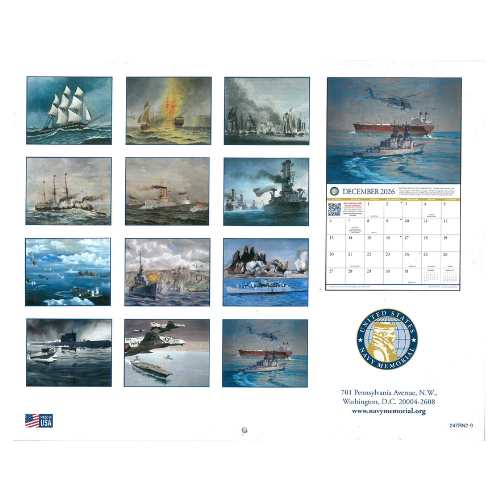 U.S. Navy Memorial 2026 Calendar – The United States Navy Memorial Ship ...