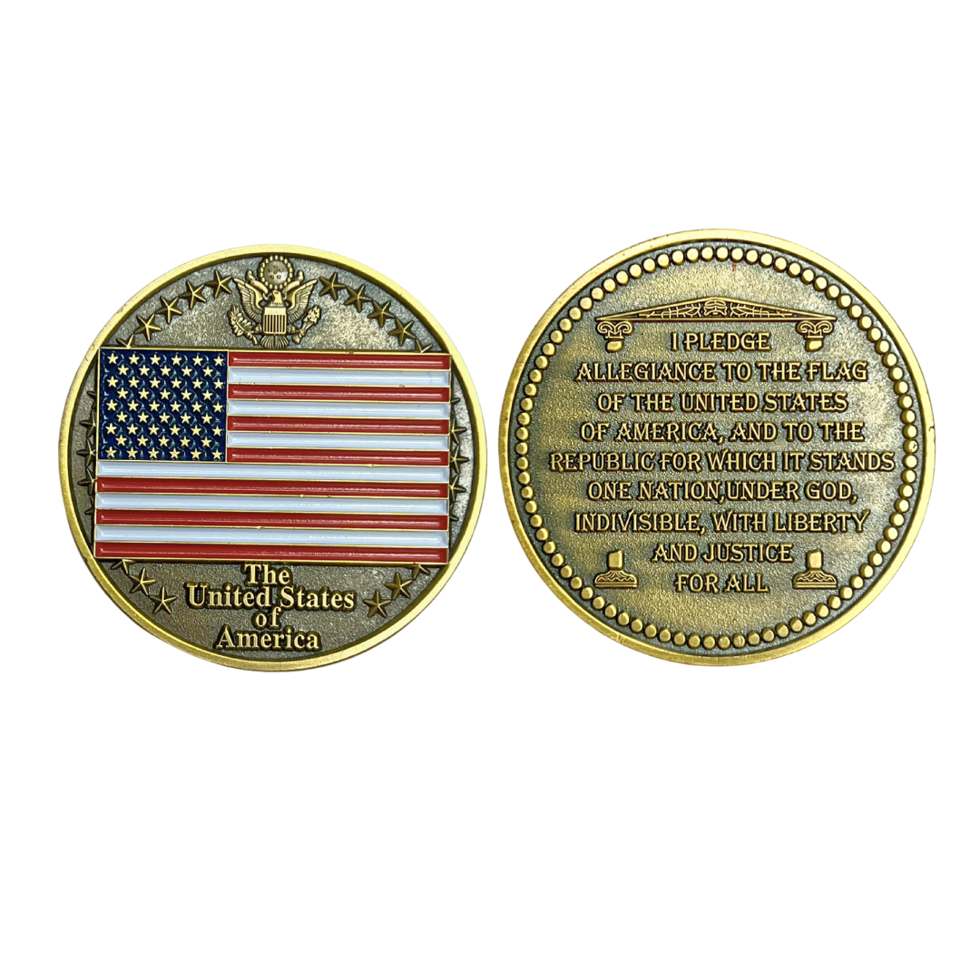 Pledge Allegiance To The Flag Coin – The United States Navy Memorial ...