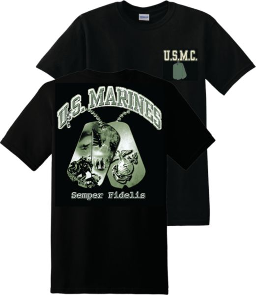 U.S. Marines Semper Fidelis with Dog Tags – The United States Navy ...
