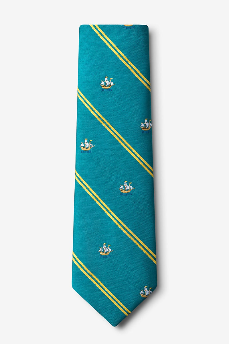 Ship Stripe Teal Tie – The United States Navy Memorial Ship's Store