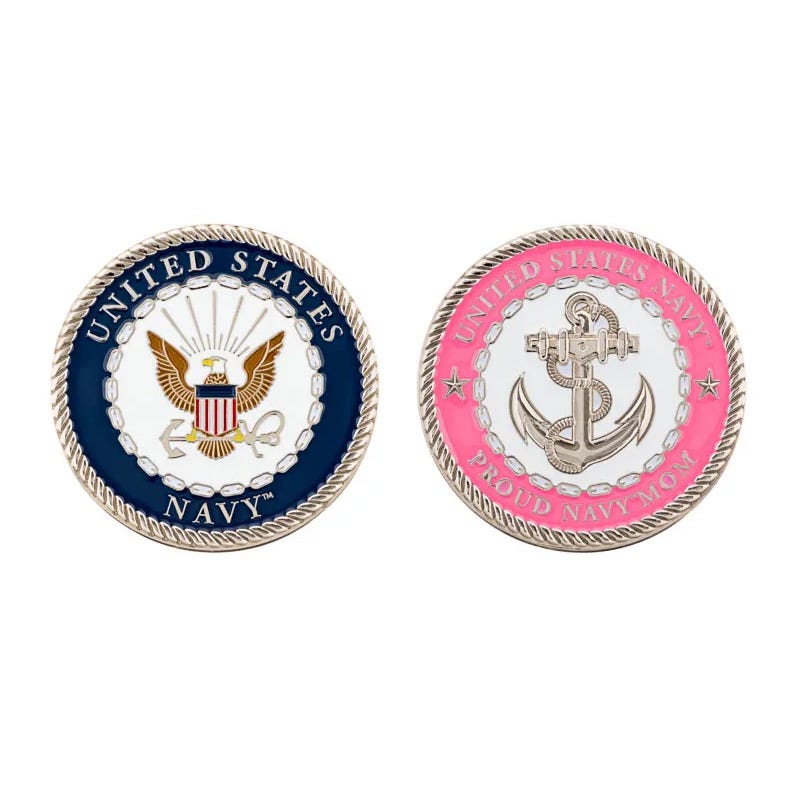 U.S. Navy Proud Mom Coin – The United States Navy Memorial Ship's Store