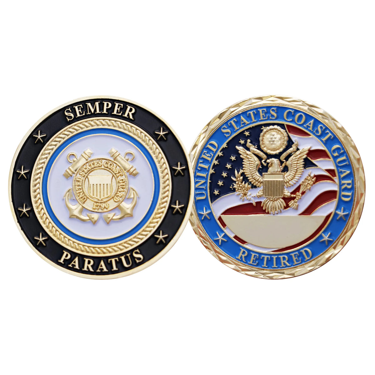 USCG Retired Coin – The United States Navy Memorial Ship's Store