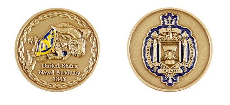 U.S. Naval Academy Annapolis Coin – The United States Navy Memorial ...