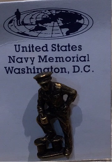 Chief Lapel Pin in Antique Bronze – The United States Navy Memorial ...