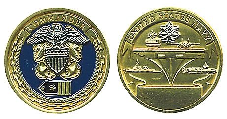Navy Commander Challenge Coin – The United States Navy Memorial Ship's ...