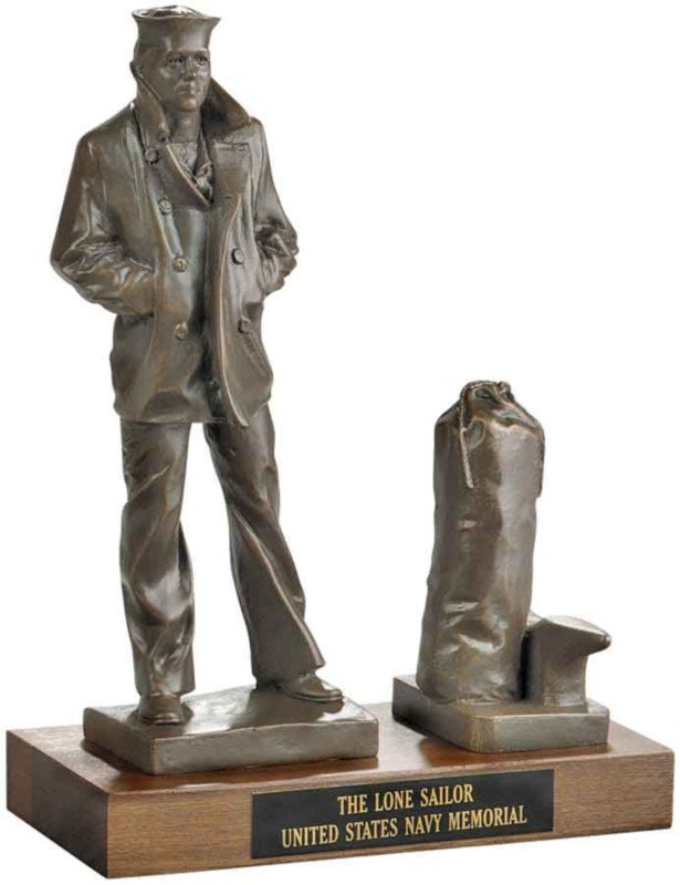 The Lone Sailor Statue With Sea Bag – The United States Navy Memorial ...