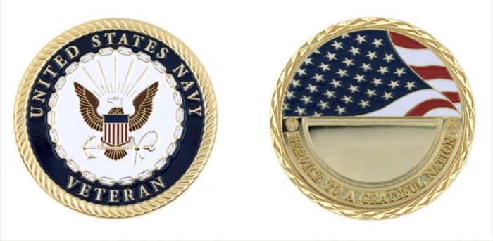 U.S. Navy Veteran Coin – The United States Navy Memorial Ship's Store