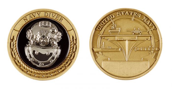 U.S. Navy Diver Coin – The United States Navy Memorial Ship's Store