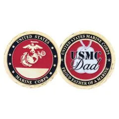 USMC Proud Dad Challenge Coin – The United States Navy Memorial Ship's ...