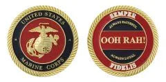 USMC Marine OOH RAH Challenge Coin – The United States Navy Memorial ...