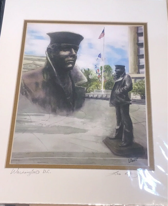 Lone sailor PRINT 8x10 – The United States Navy Memorial Ship's Store